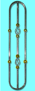 Pipes Hairline or Mirror Ti-coated to any custom color
